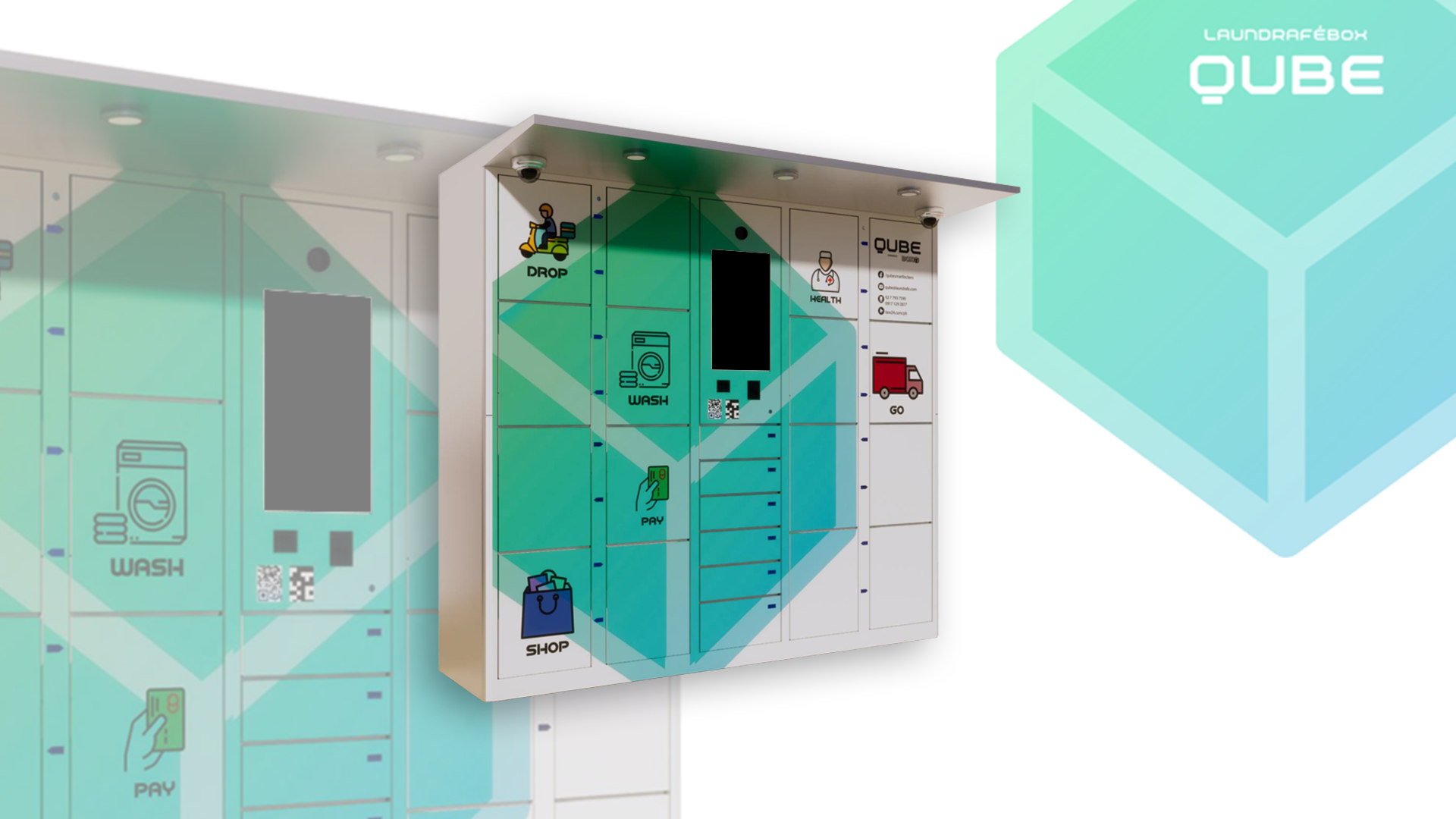 QUBESmartlockers Homepage